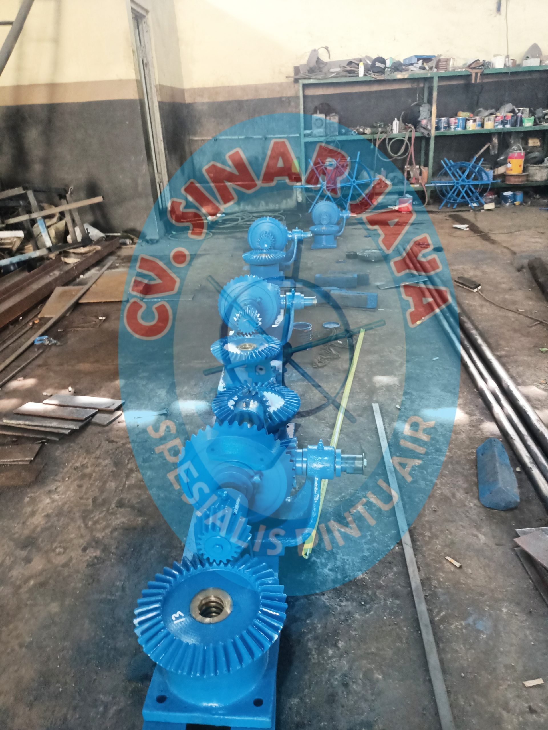 PROSES PRODUKSI 11 SET DOUBLE GEARBOX UK.25 DAN 1 UNIT METAL STATIS ...